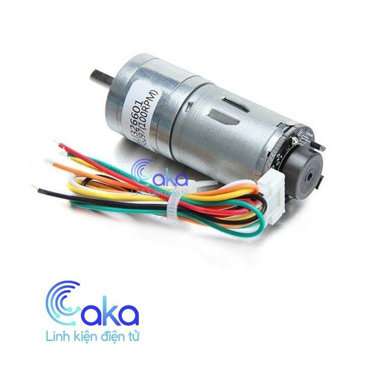 JGA25-370 DC Động cơ giảm tốc Encoder 280rpm 12V | Shopee Việt Nam