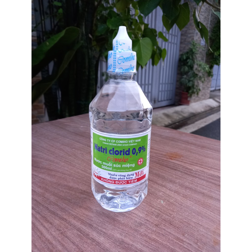 {THÙNG 500ml, 20 chai} THÙNG Nước Muối Sinh Lý Sagopharco Natriclorid 0.9% | Shopee Việt Nam