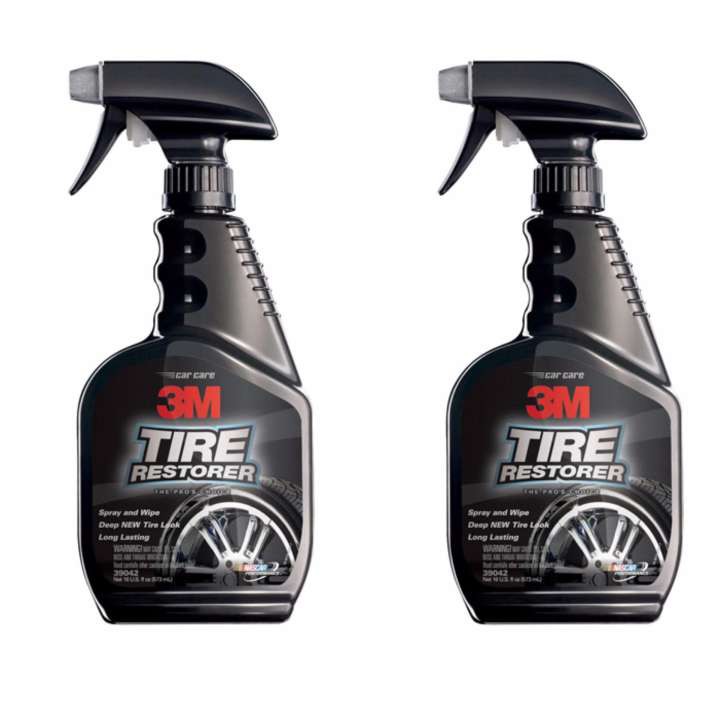 Bộ 2 Chai xịt chăm sóc lốp phục hồi cao su - 3M Tire Restorer PN39042 ...