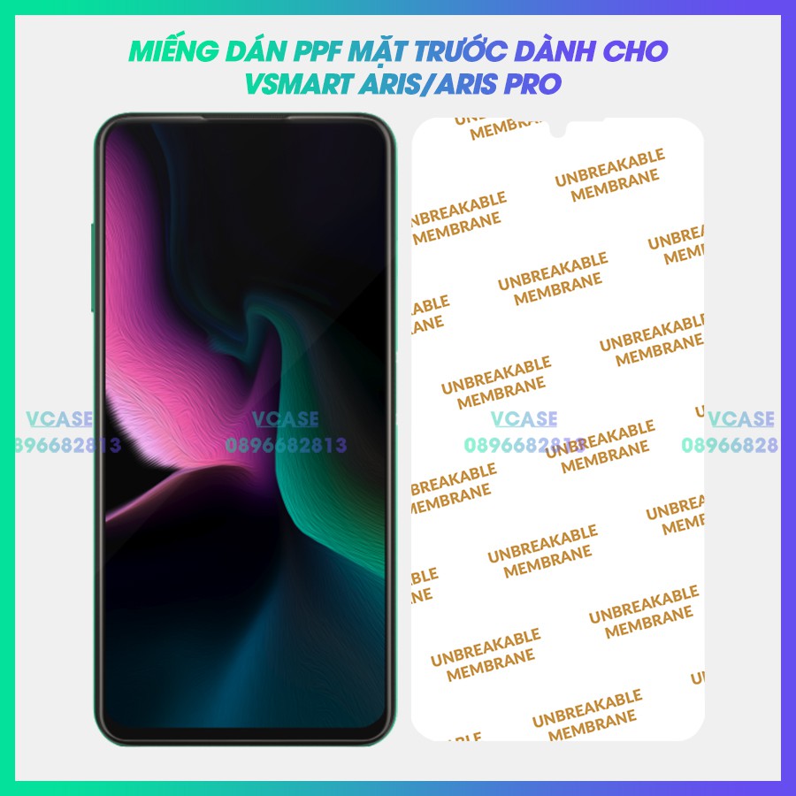 Miếng Dán PPF Màn Hình Mặt Trước Vsmart Aris / Aris Pro | Shopee Việt Nam