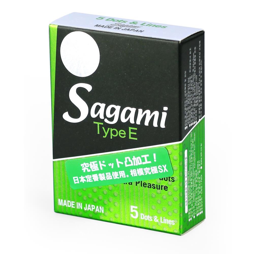 [CHÍNH HÃNG] Bao cao su Sagami Type E (Hộp 5) | Shopee Việt Nam