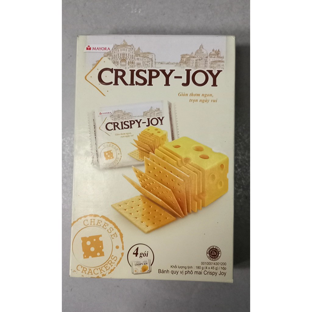 Bánh quy phô mai Crispy joy 156gr | Shopee Việt Nam