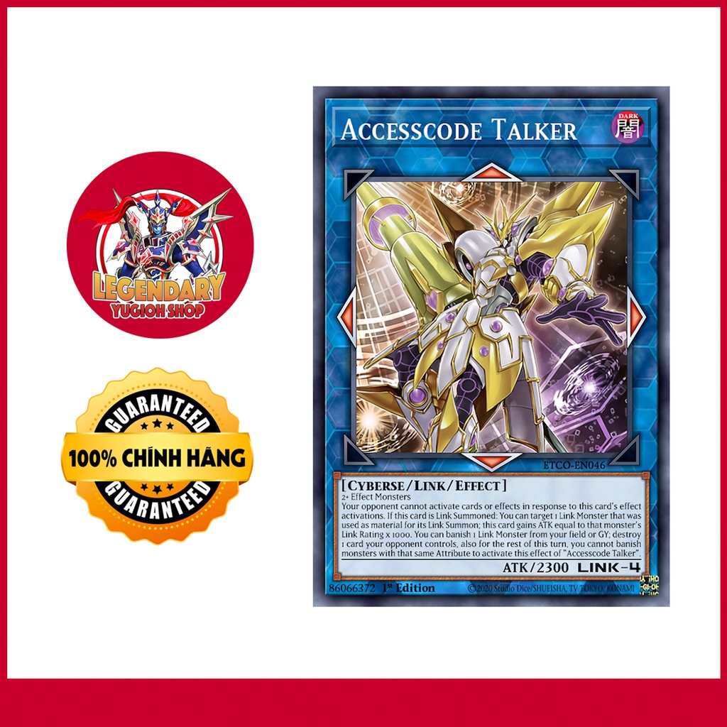 [Thẻ Bài Yugioh Chính Hãng] Accesscode Talker | Shopee Việt Nam