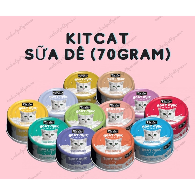 PATE SỮA DÊ TƯƠI KITCAT - KIT CAT SỮA DÊ / GOAT MILK (70gram) THƠM NGON ...