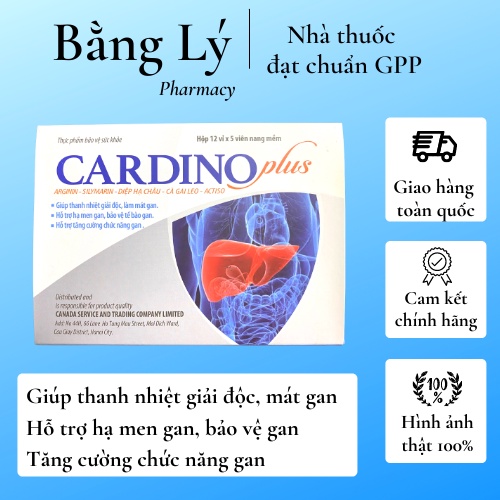 CARDINO PLUS - giúp thanh nhiệt, giải độc, mát gan, bảo vệ và tăng ...
