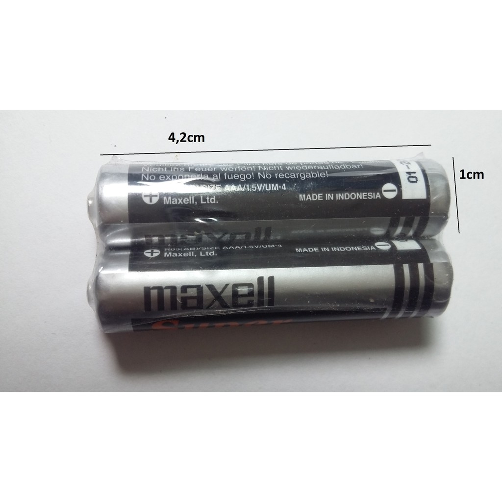 Pin đũa Maxcel 1,5 vôn Indonesia dùng cho điều khiển tivi giá 1 đôi ...