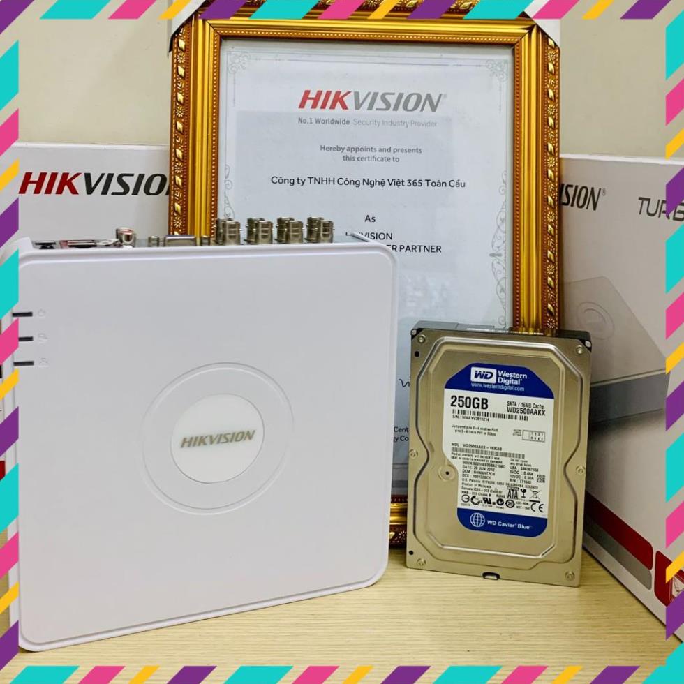 SALE MẠNH Đầu Ghi Camera Hikvision 7108HGHI Bảo Hành 24 Tháng Kèm Ổ ...