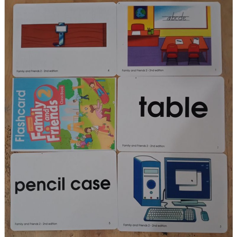 FLASHCARD FAMILY AND FRIENDS 2 BẢN 2ND EDITION (A5 IN 2 MẶT) | Shopee ...