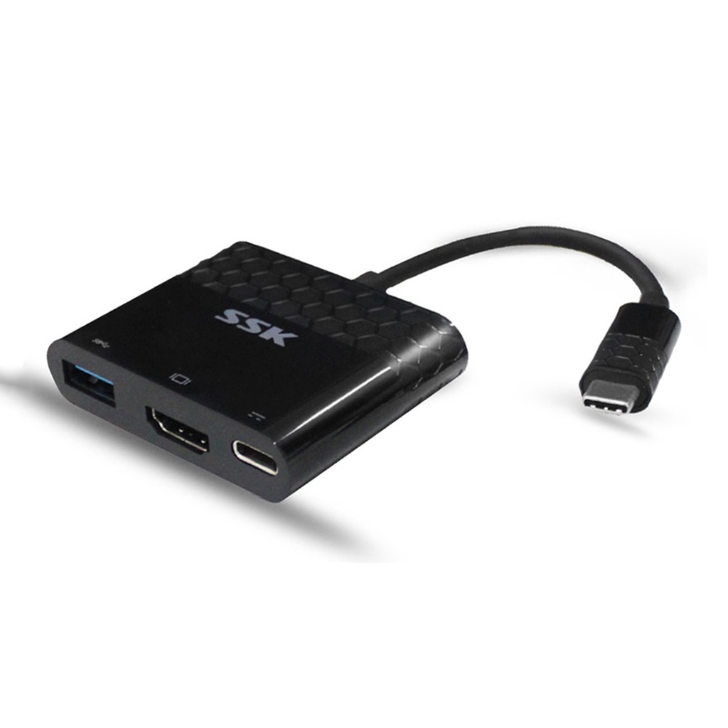 CỤC ĐỔI HUB TYPE-C -> USB 3.0 + HDMI SSK (SHU-C020) | Shopee Việt Nam