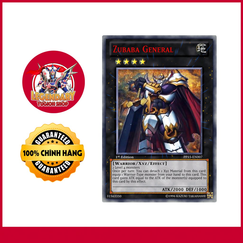 [Thẻ Bài Yugioh Chính Hãng] Zubaba General | Shopee Việt Nam