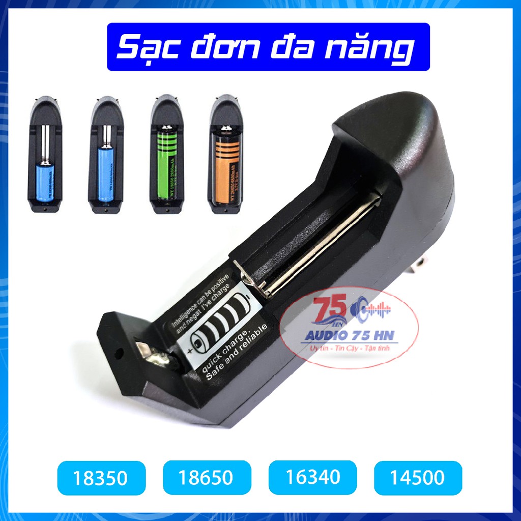 Đế Sạc pin 3.7V, Sạc Pin 4.2V siêu nhanh - Đế Sạc Pin 18650, 18350 ...