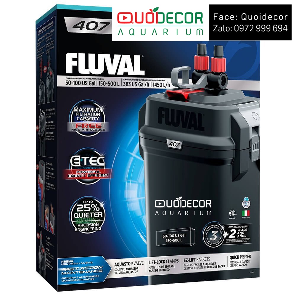 Lọc thùng cao cấp từ Châu Âu FLUVAL 207 | FLUVAL 307 | FLUVAL 407 | Máy ...