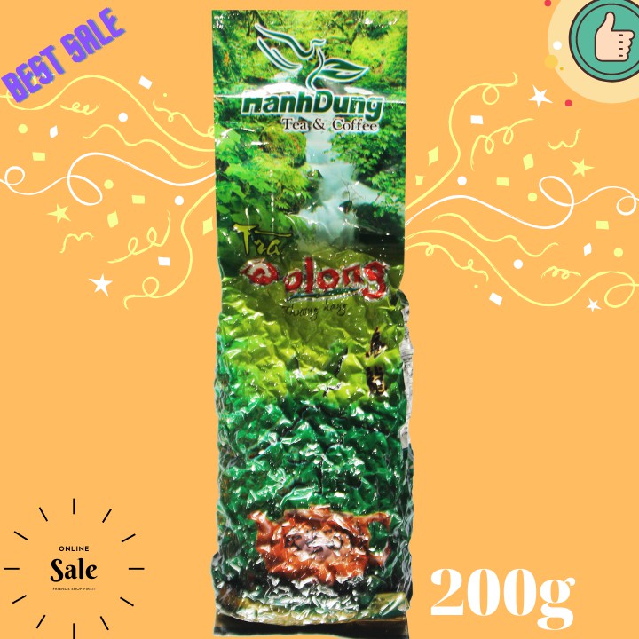 Trà Olong Ô long O long thượng hạng Hạnh Dung 200g hút chân không ...