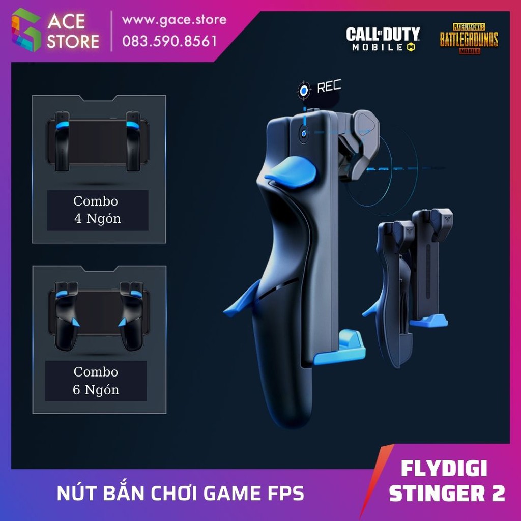 Flydigi Stinger 2 (Shadow Trick) | Nút bắn chơi game FPS | Shopee Việt Nam