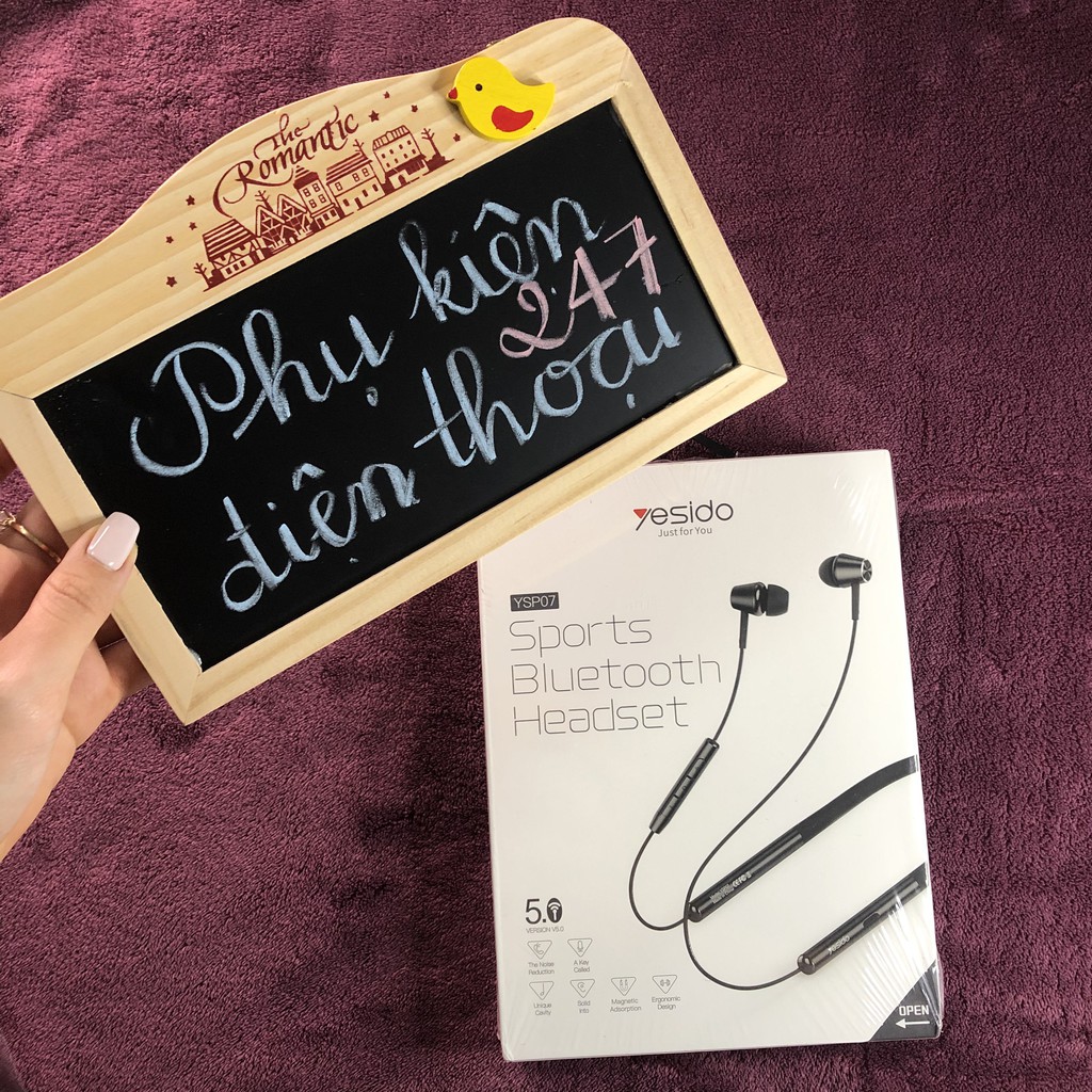 TAI NGHE BLUETOOTH THỂ THAO [1 ĐỔI 1] CHÍNH HÃNG YESIDO YSP07 | Shopee Việt Nam