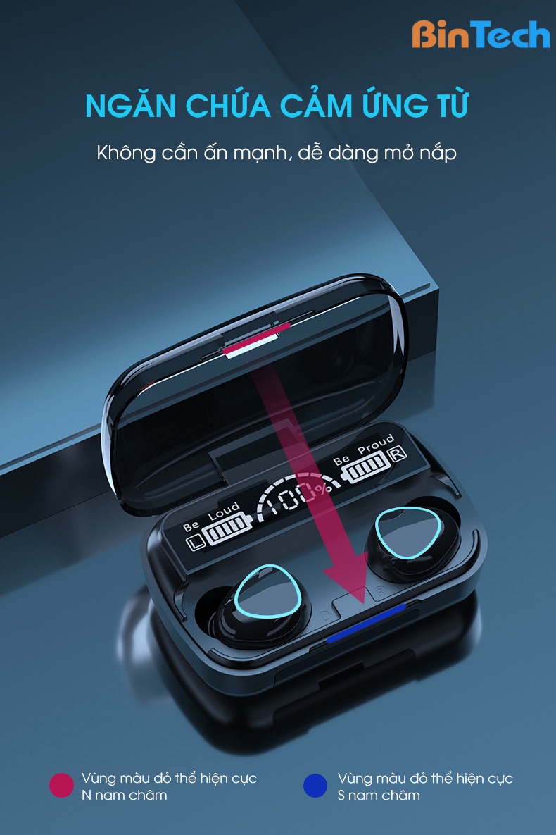 Tai Nghe Bluetooth M10 Pro Tai Nghe Không M10 Pro Phiên Bản Nâng Cấp Pin Trâu, Nút Cảm Ứng Tự ...