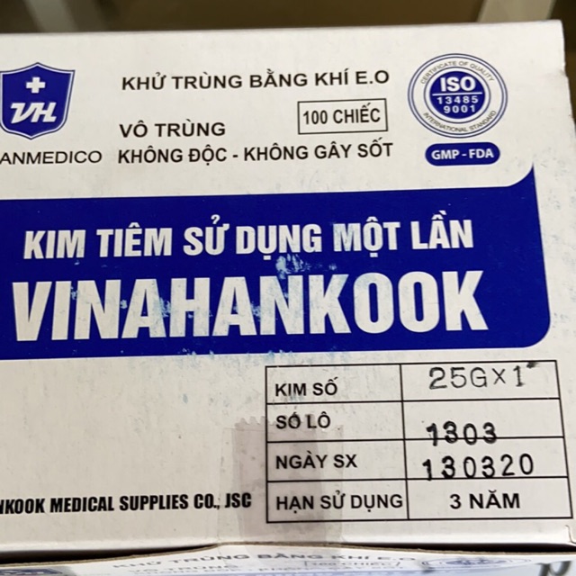Kim tiêm 25G Vinahankook (đầu kim) | Shopee Việt Nam