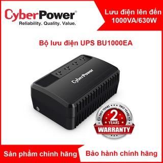 Bộ lưu điện CyberPower BU1000 / BU1000E / BU1000EA - 1000VA/630W ...