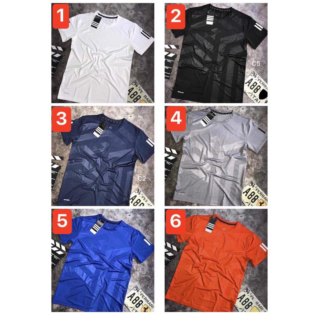 ÁO THUN THỂ THAO NAM PHỐI 3 SỌC CAO CẤP,CHẤT THUN LẠNH CO GIẢN 4 CHIỀU ĐỦ SIZE 43KG-96KG ...