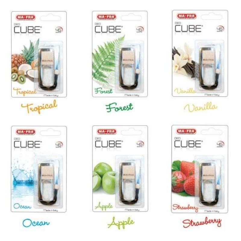 Tinh dầu nước hoa treo xe, khửi mùi nội thất ô tô ITALY - DEO CUBE ...