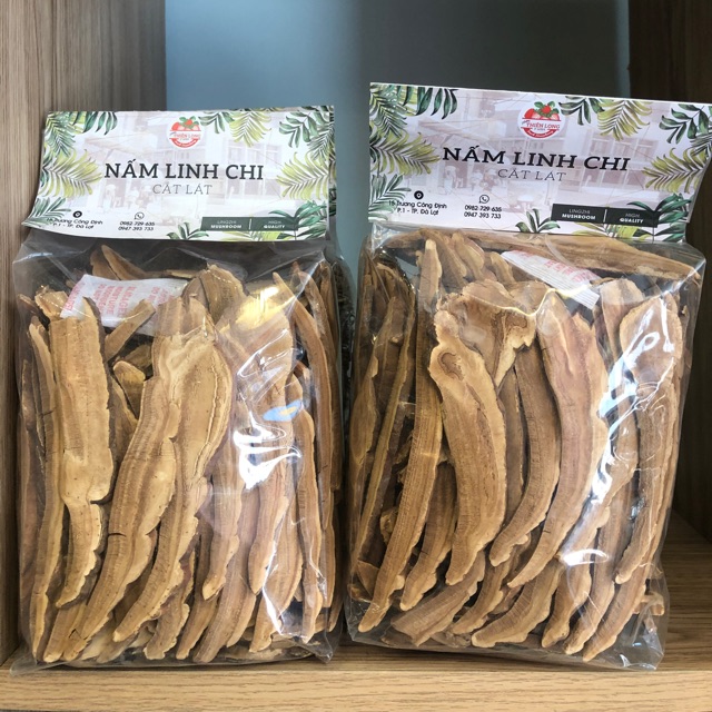 Nấm linh chi cắt lát ( 250gr) | Shopee Việt Nam