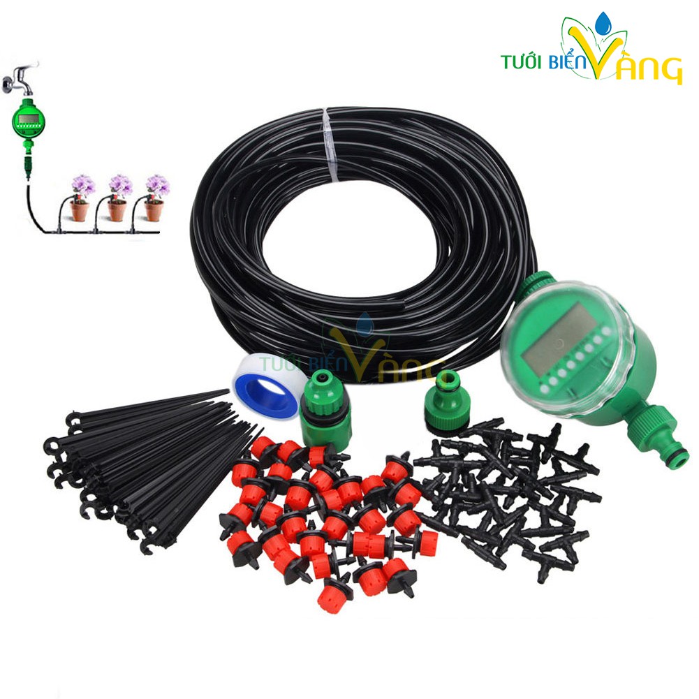 Hệ thống tưới nhỏ giọt HH20 Plus ( có van hẹn giờ) | Shopee Việt Nam
