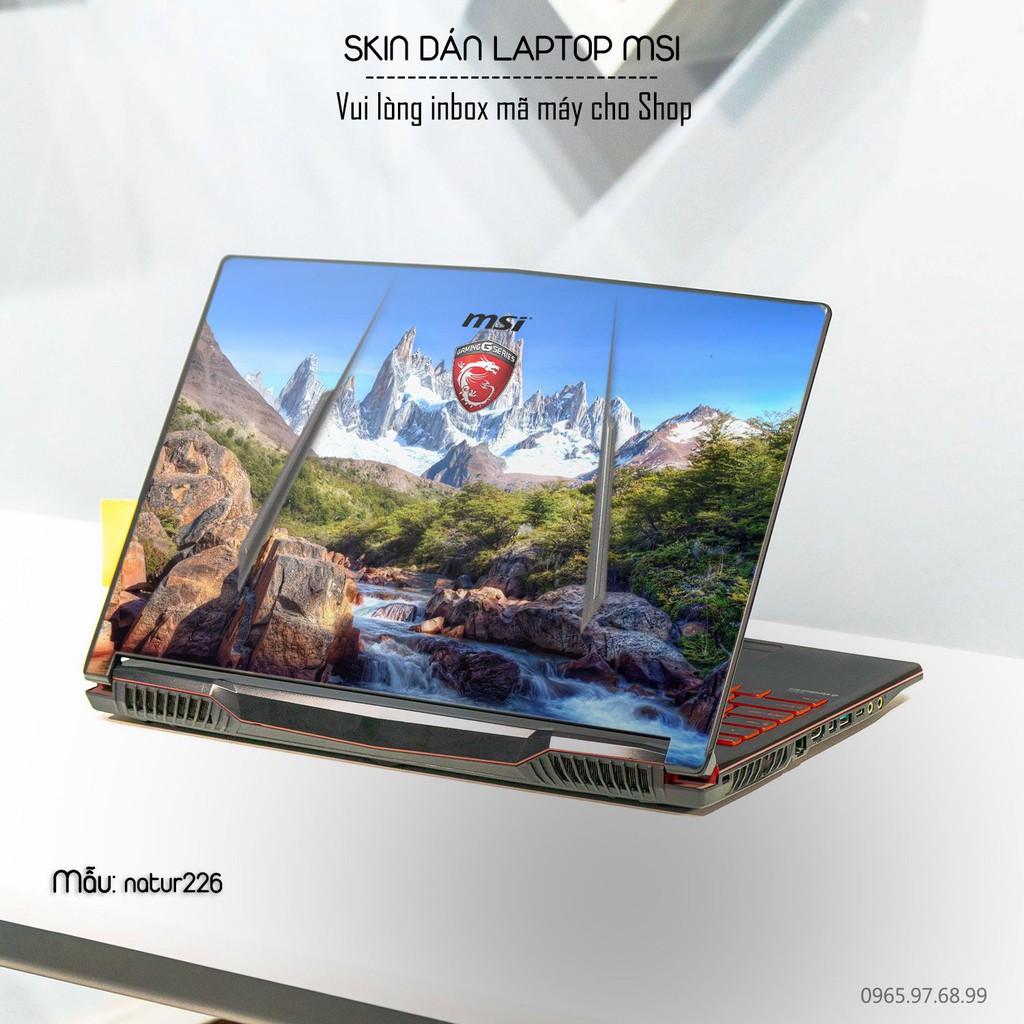 Skin dán Laptop MSI in hình thiên nhiên nhiều mẫu 9 (inbox mã máy cho Shop) | Shopee Việt Nam