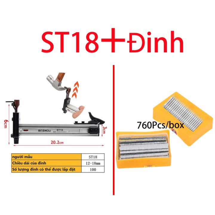 [Trong kho] Dụng cụ hỗ trợ đóng đinh bê tông tự động ST38 ST18 , Búa đóng đinh tiện lợi cho kỹ ...