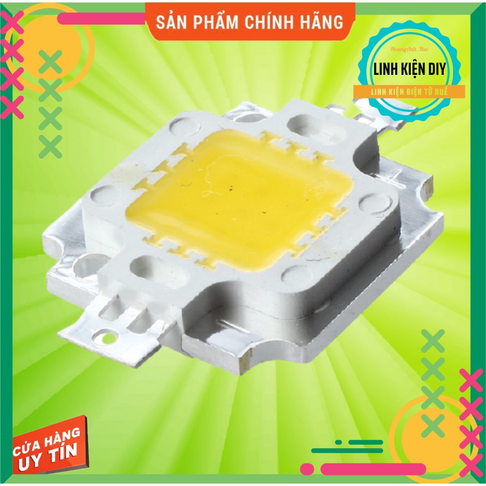Chip Led 12V 10W siêu sáng màu trắng 6500K | Shopee Việt Nam
