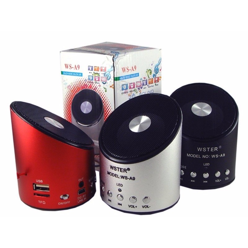 Loa Bluetooth mini WSTER WS-A9 THẺ NHỚ | Shopee Việt Nam