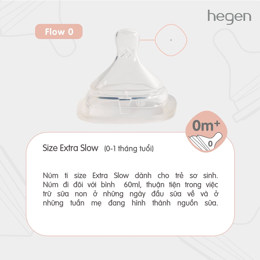 Núm ty Hegen chính hãng đủ size cho bé | Shopee Việt Nam
