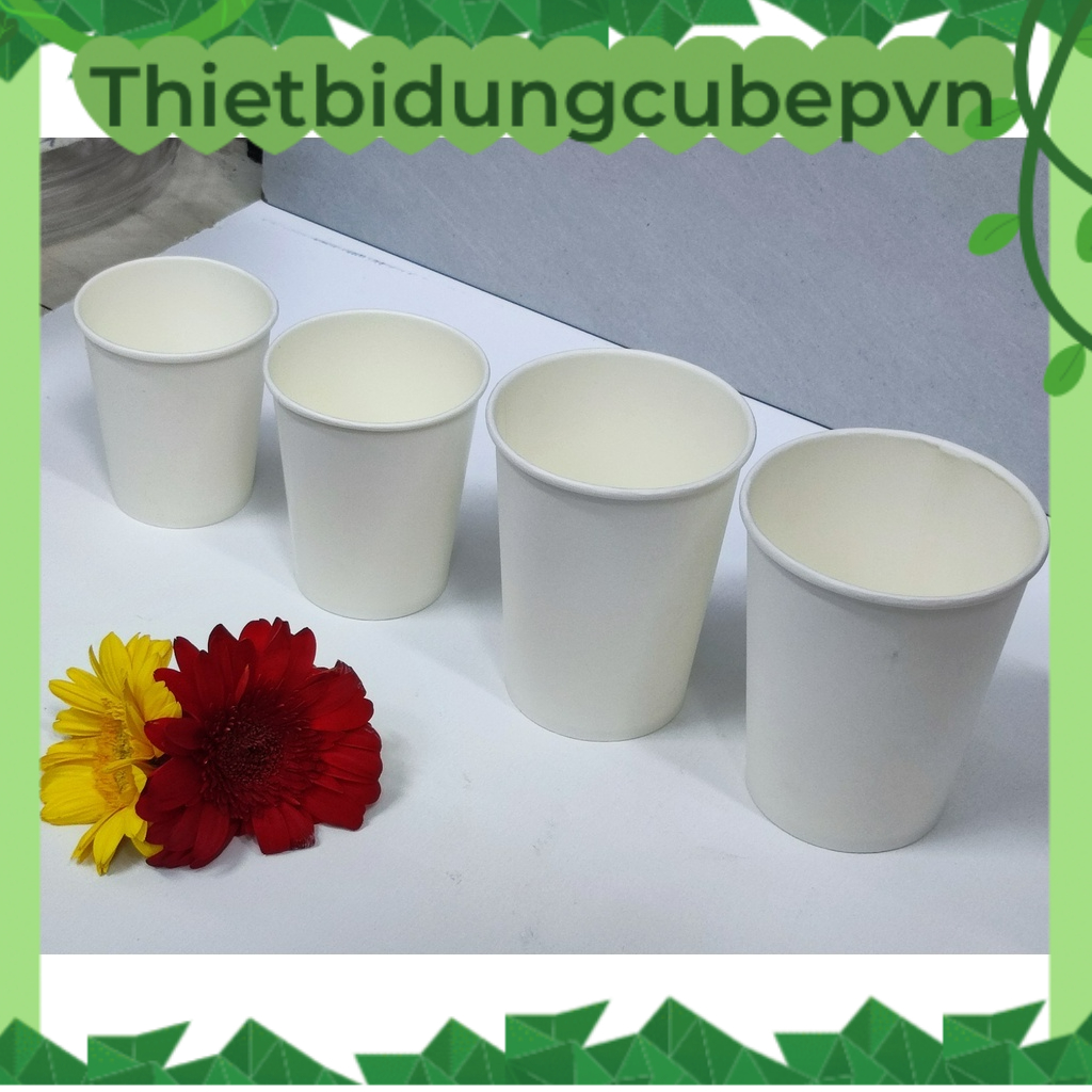 50 ly cốc giấy nhỏ trắng uống nước dùng 1 lần 205ml | Shopee Việt Nam