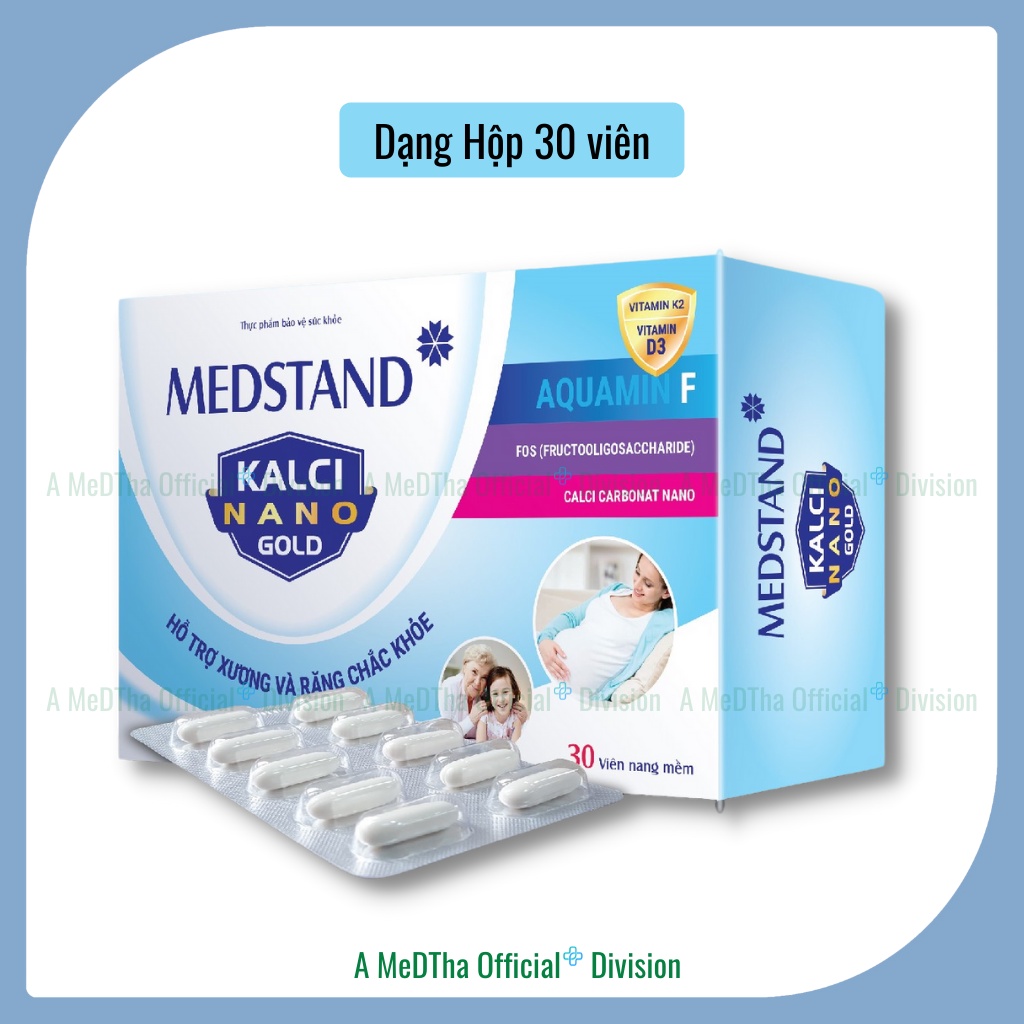 Kalci Nano Gold - Bổ Sung Canxi, Vitamin, Tăng Chiều Cao, Ngăn Còi ...
