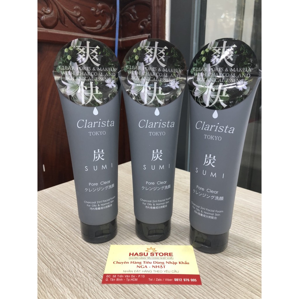 Sữa Rửa Mặt Than Hoạt Tính Clarista Charcoal 2in1 Facial Foam For Oily ...