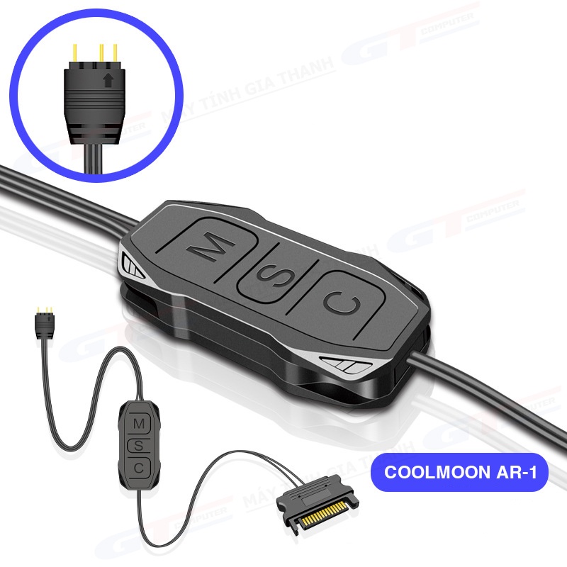 [𝐅𝐀𝐍 𝐑𝐆𝐁] Quạt LED Tản Nhiệt Case, Fan Coolmoon, HUB Remote Chỉnh Hiệu ...