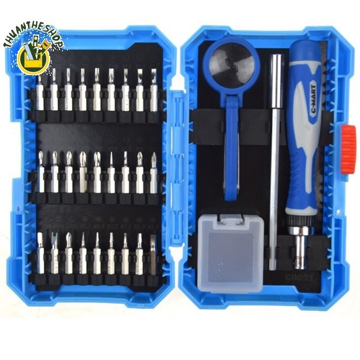 Bộ tua vít mini chuyên nghiệp 31 chi tiết C-MART C0051 | Shopee Việt Nam