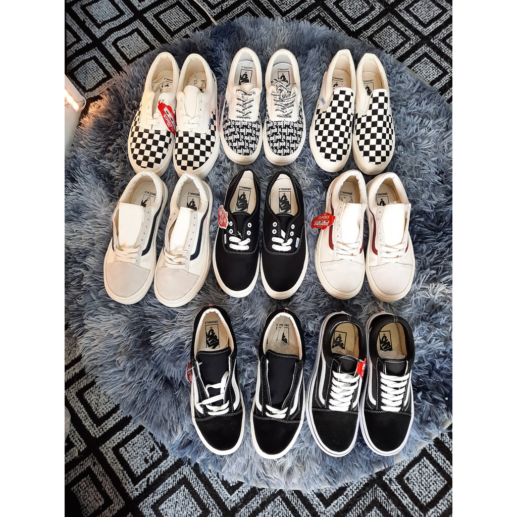 Giày vanss vault , old skool , fog , classic ( freeship + full box ...