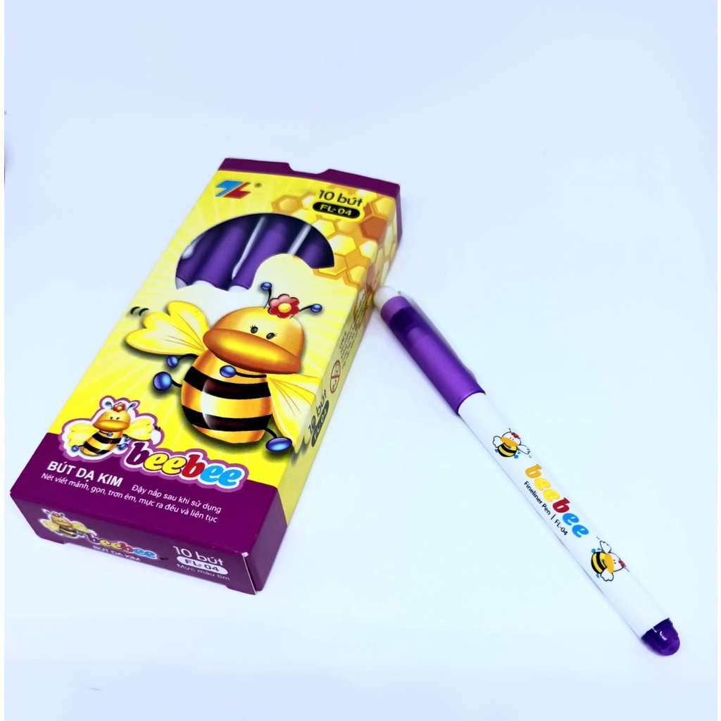 Bút Bebe Mực Tím ( Bút Con Ong ) Viết Chữ Đẹp | Shopee Việt Nam