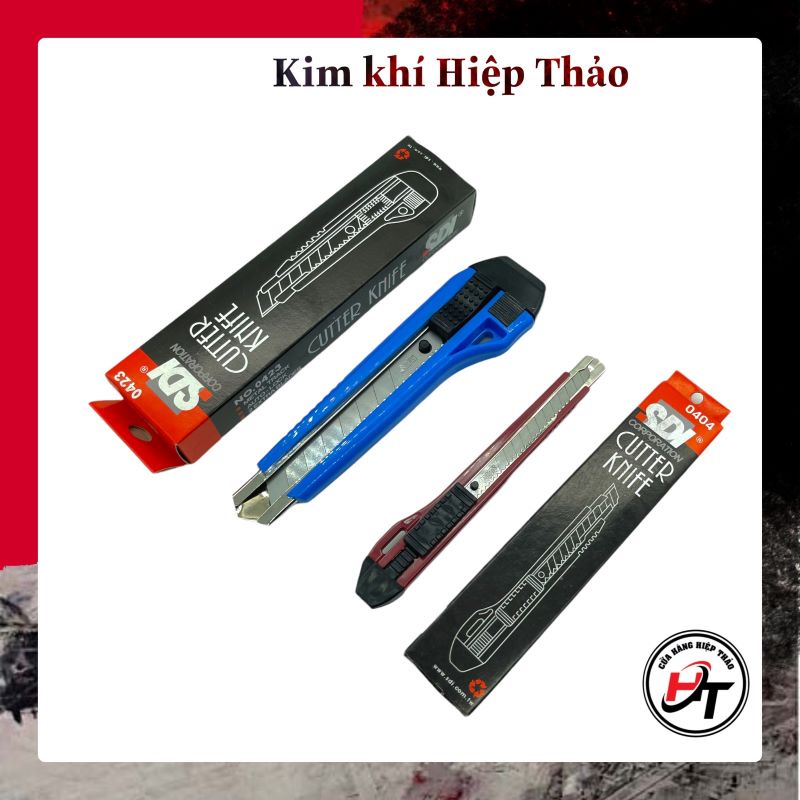 Dao rọc giấy lưỡi dao trổ cắt rạch dọc đồ lớn SDI to 0423 và nhỏ 0404 ...