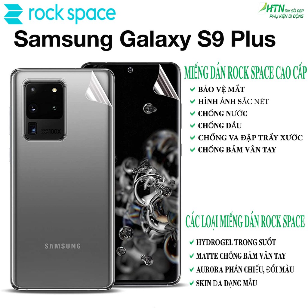 Miếng dán PPF samsung S9+/ S9 Plus cao cấp rock space dán mặt trước/ mặt sau lưng bảo vệ mắt, tự ...