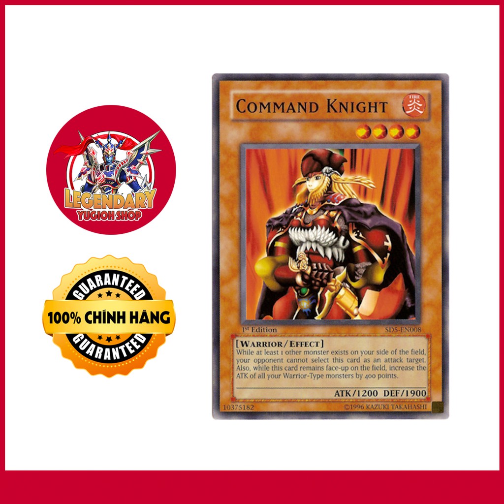 [Thẻ Bài Yugioh Chính Hãng] Command Knight | Shopee Việt Nam