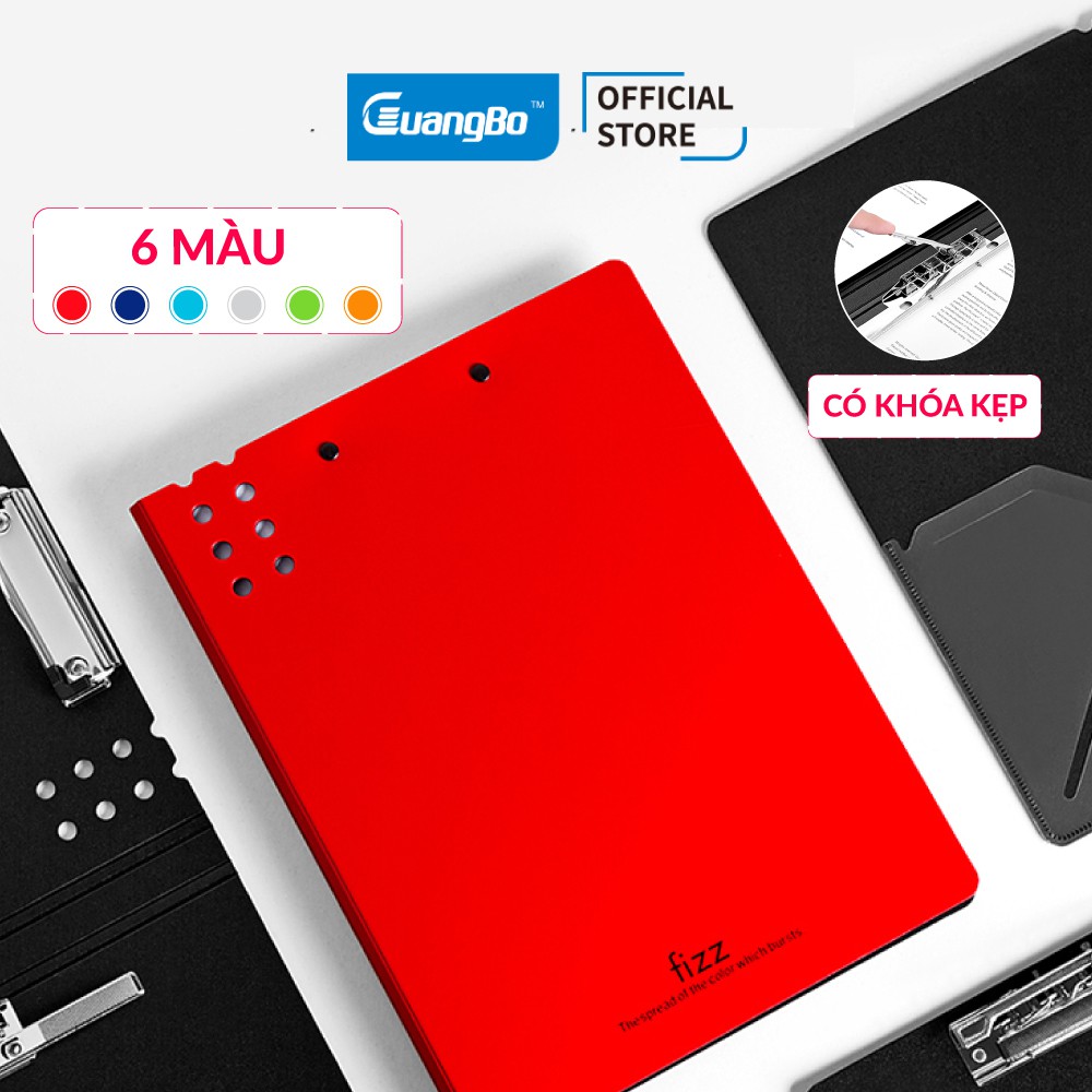 File kẹp tài liệu A4 GuangBo nhựa cứng 1 khóa Fizz A2385 | Shopee Việt Nam