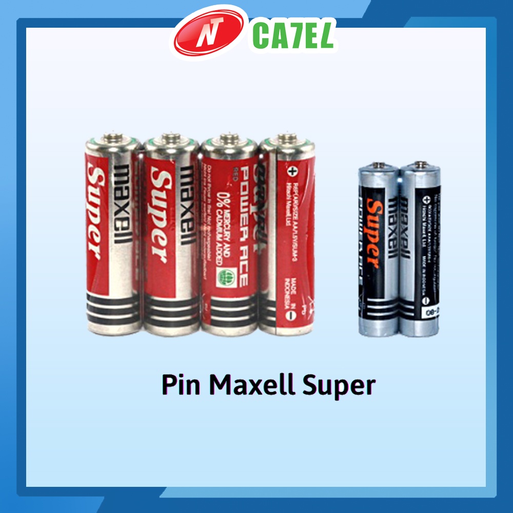 Pin AA/AAA Maxell Super Power Ace vỉ màng co hàng chính hãng | Shopee ...