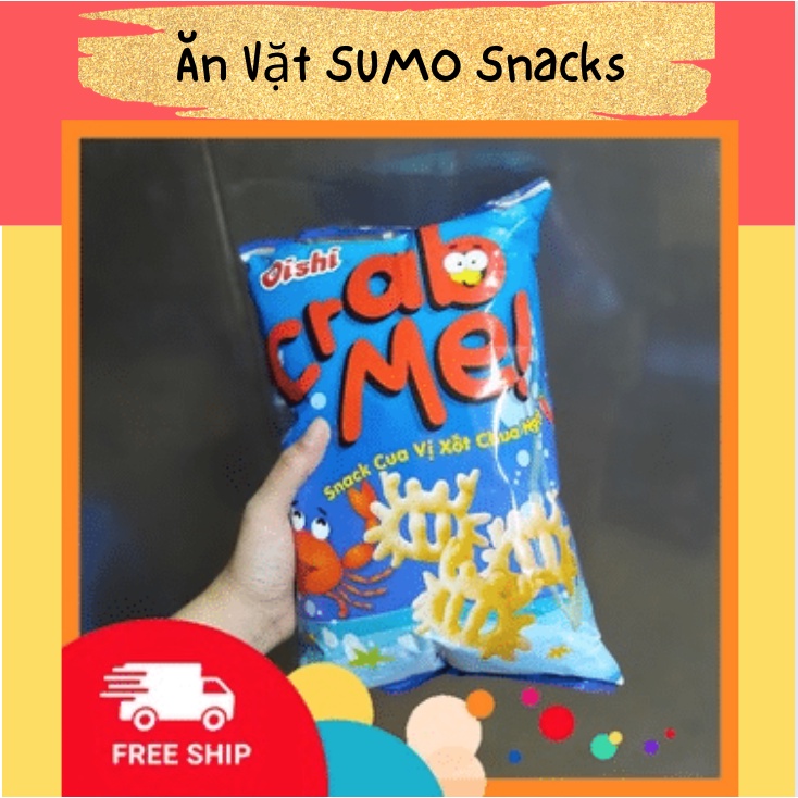 Bim Bim Snack Cua Vị Xốt Chua Ngọt Oishi 75/80g-Ăn Vặt Sumo Snack ...