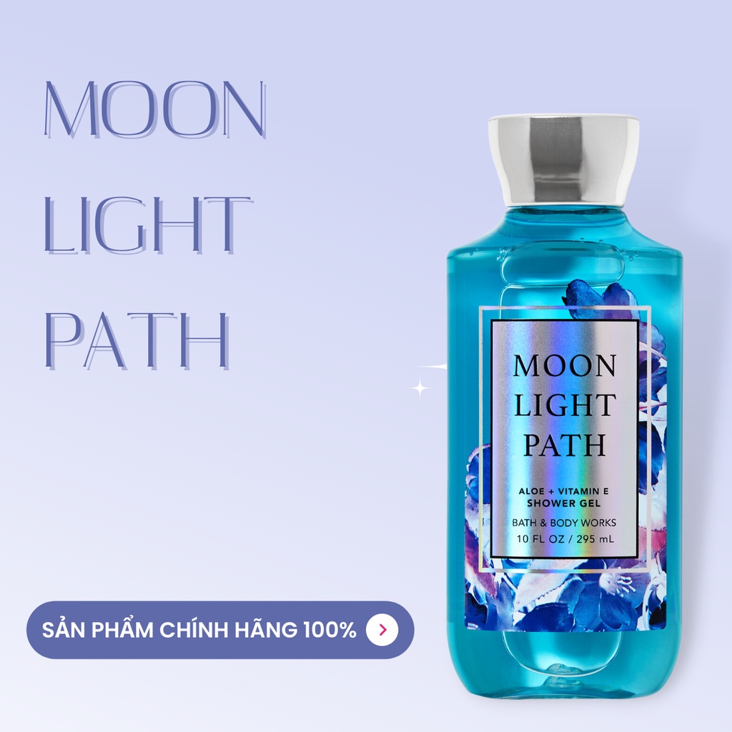 Sữa tắm Bath & Body Works Moonlight Path Shower Gel Giúp Làn Da Mịn ...