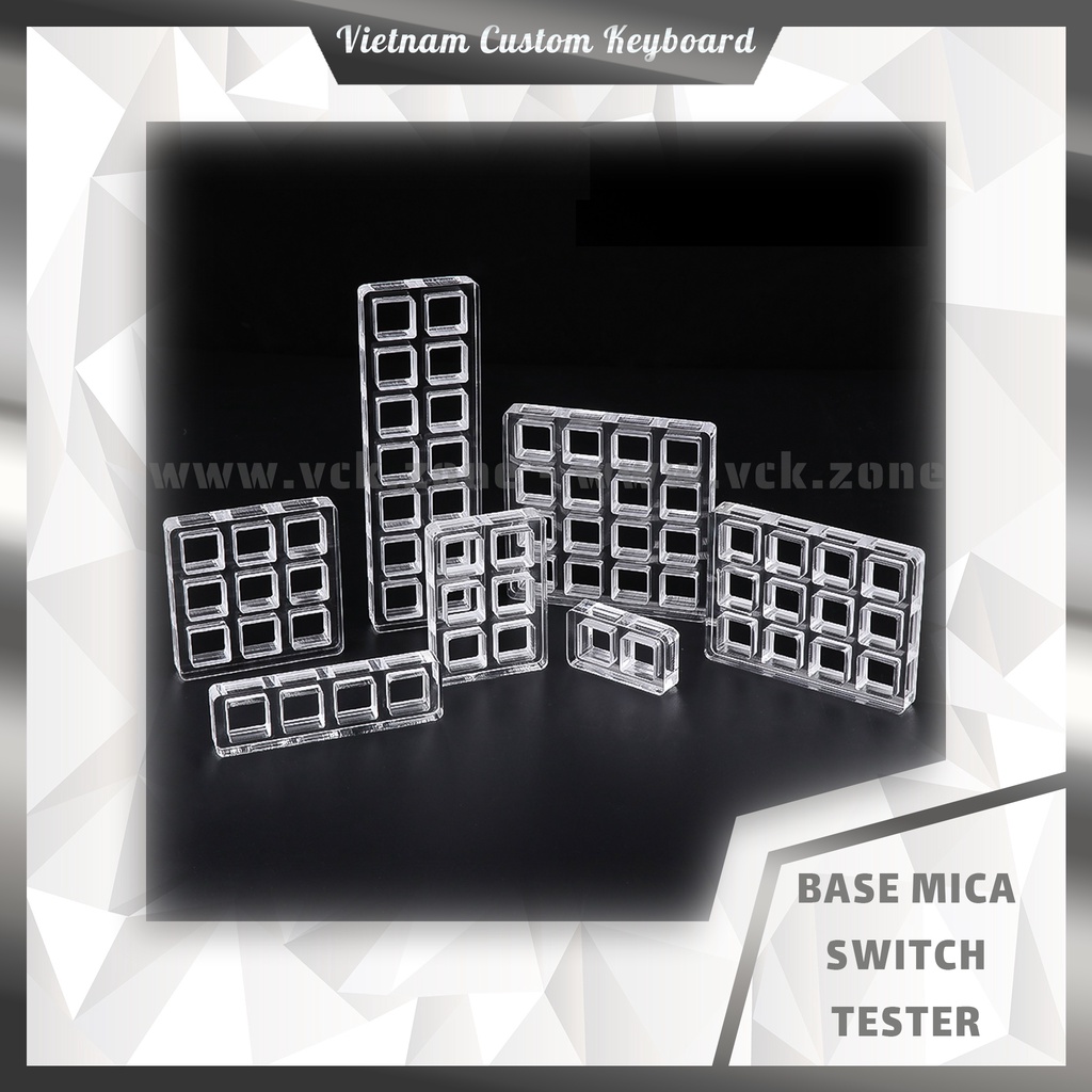 Base Mica Switch Tester Size Nhỏ | Khung Mica CNC Gắn Switch Tester ...