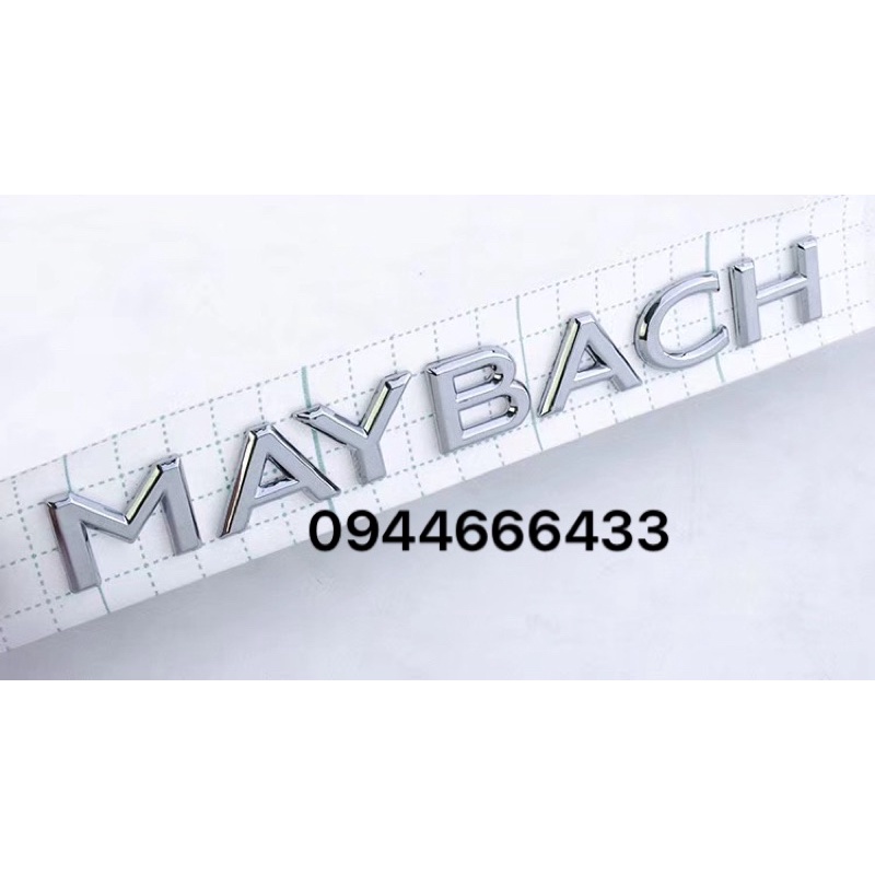 Tem Dán Maybach , Chữ maybach , Logo maybach | Shopee Việt Nam