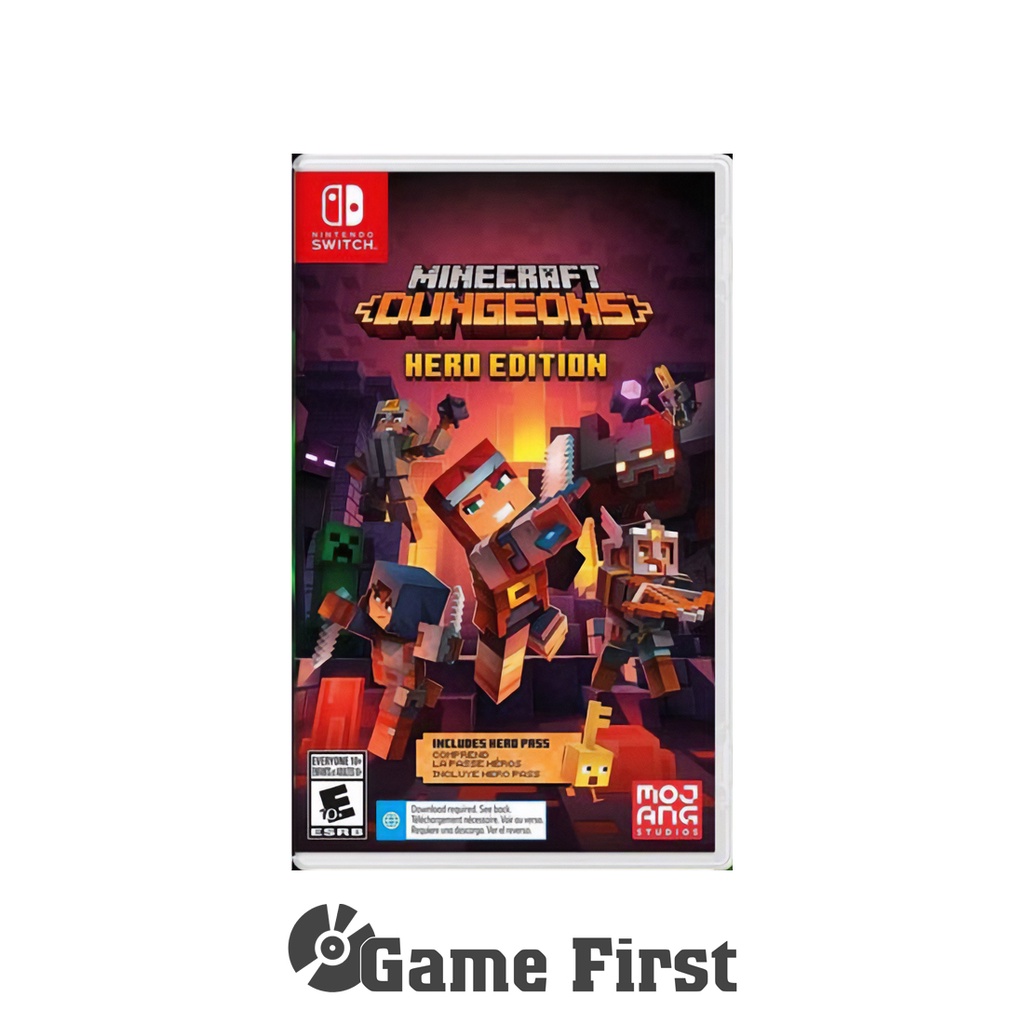 Đĩa game Nintendo switch Minecraft Dungeons new | Shopee Việt Nam