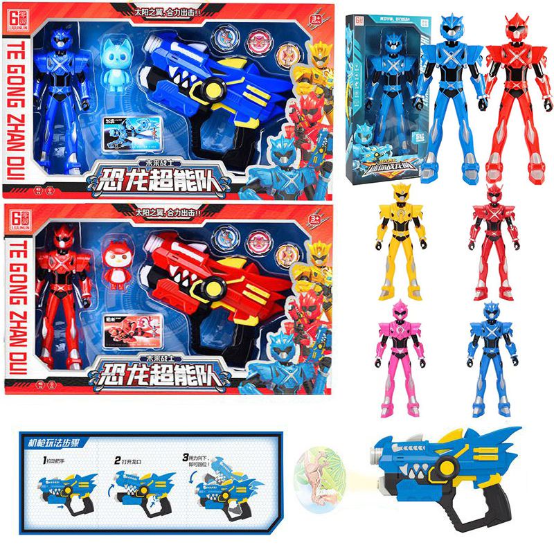 New Mini Force Dinosuar Transformation Figures MiniForce X Simulation ...