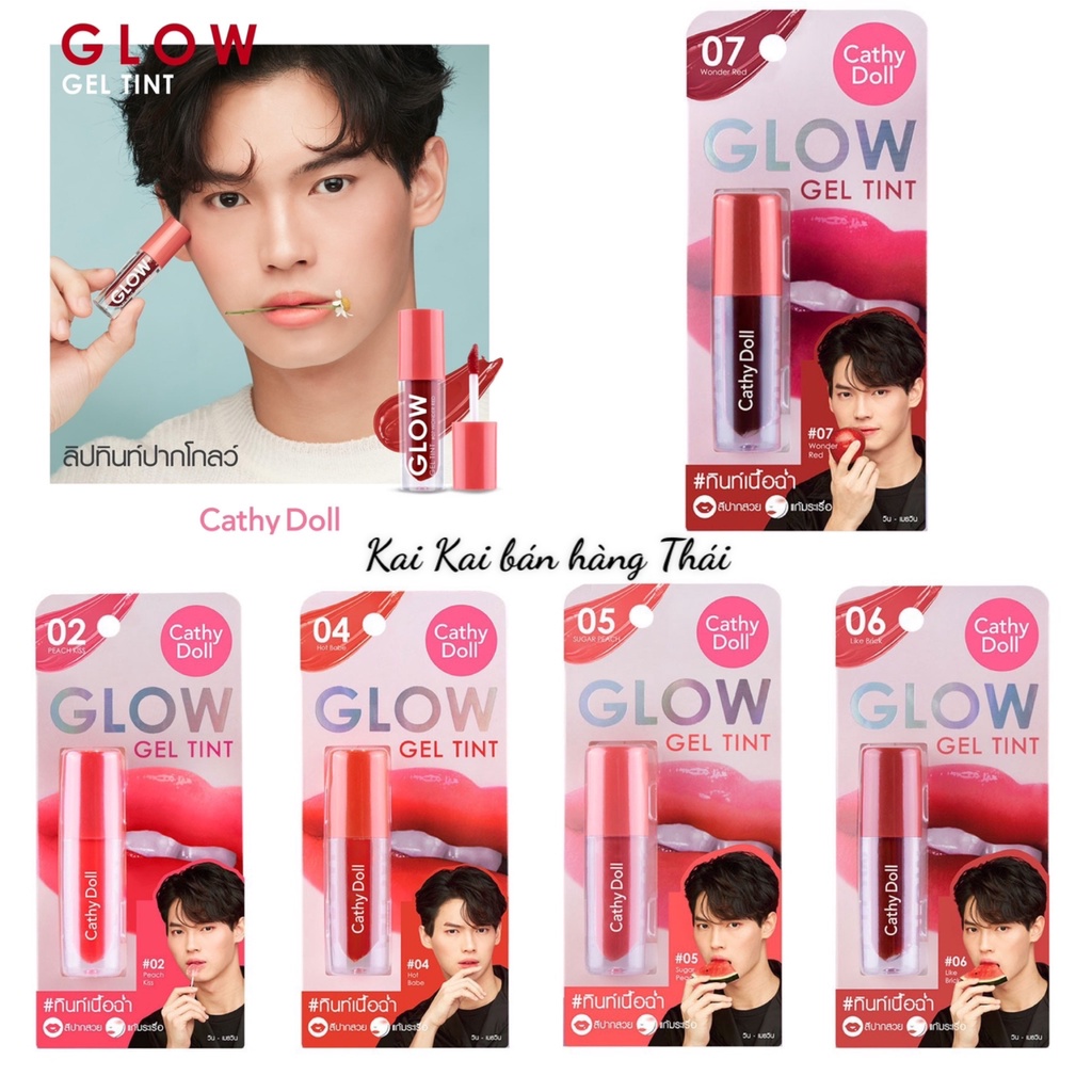 Son Tint Cathy Doll Win Metawin Chính Hãng Glow Gel Tint Bền Màu, Tươi ...